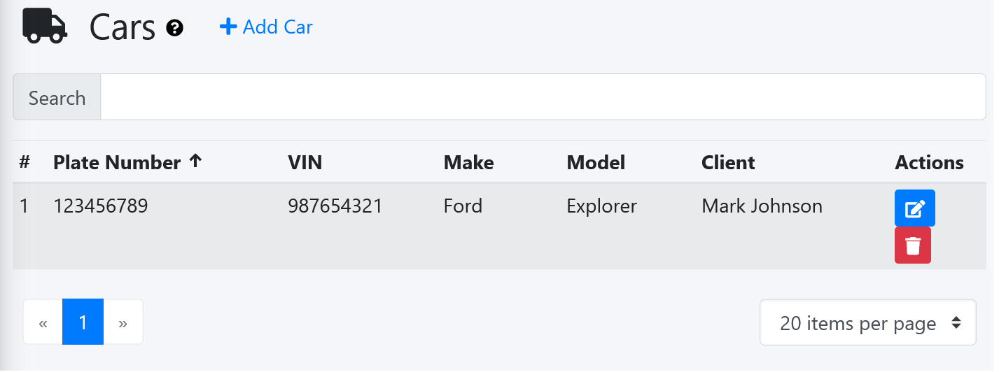 Adding a Client's Vehicle - AutoSoftWay