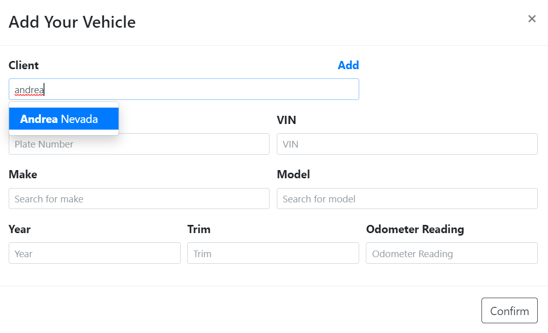 Adding a Client’s Vehicle Easily | AutoSoftWay