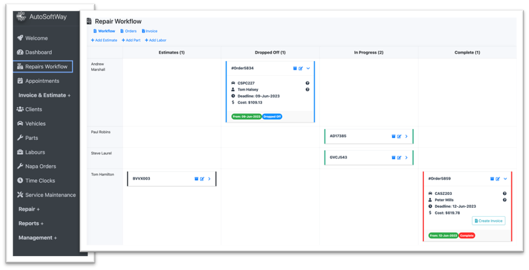 Manage & Track Your Workflow with AutoSoftWay