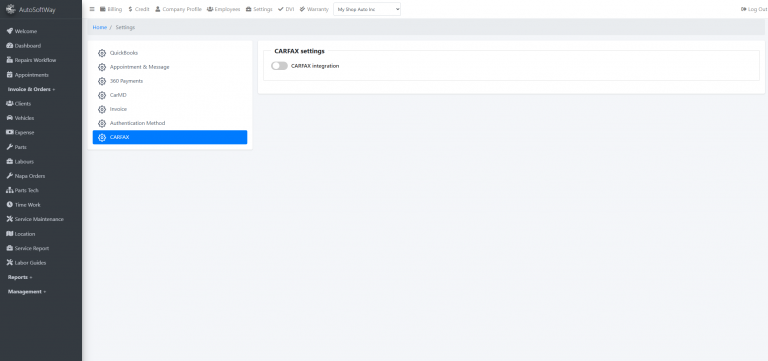 CARFAX Integration for Auto Repair Shops | AutoSoftWay