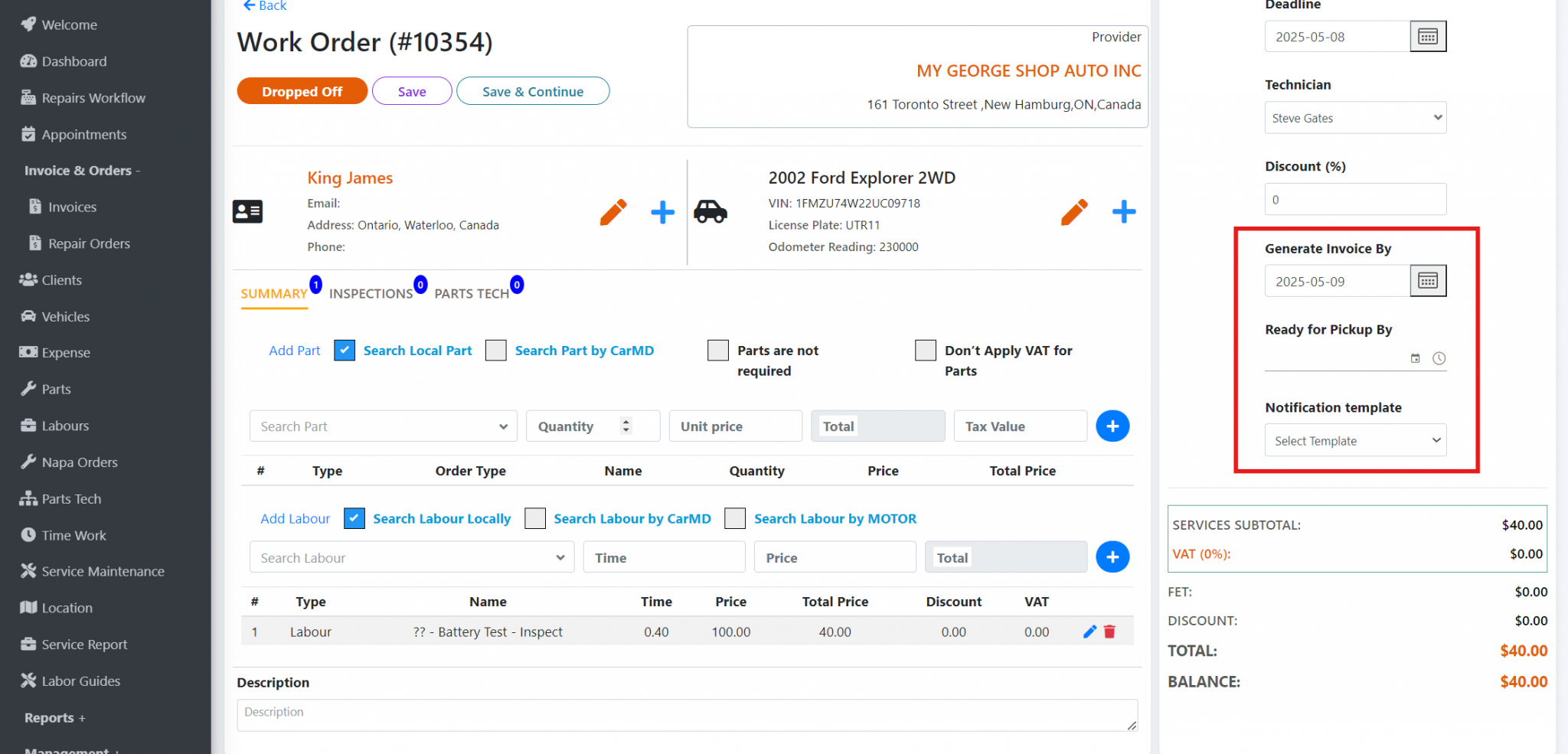 AutoSoftWay’s Work Order System | Organize Repairs & Invoices